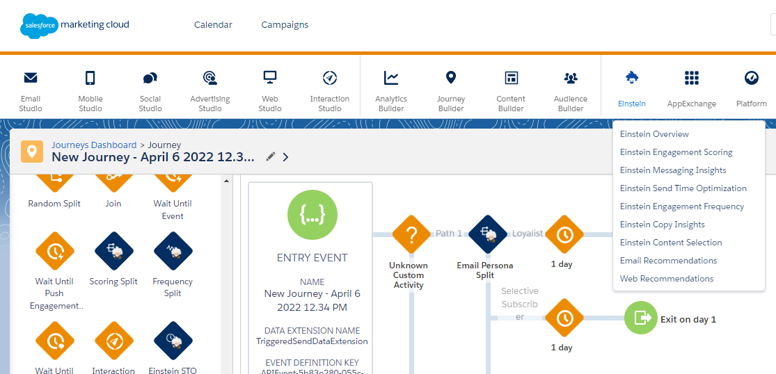 Salesforce Marketing Cloud: EINSTEIN IA
